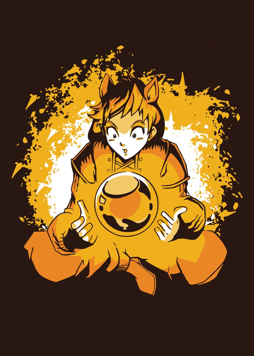 'Anime ball' Poster, picture, metal print, paint by Markus Paeschke ...