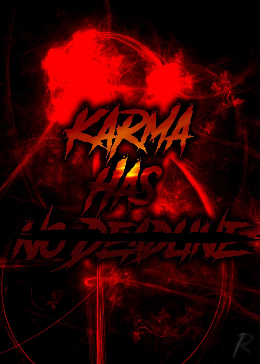 'Karma Has No Deadline' Poster by Daniel Roka | Displate