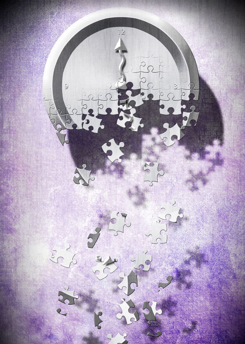 'Time is running out' Poster, picture, metal print, paint by Bruce ...