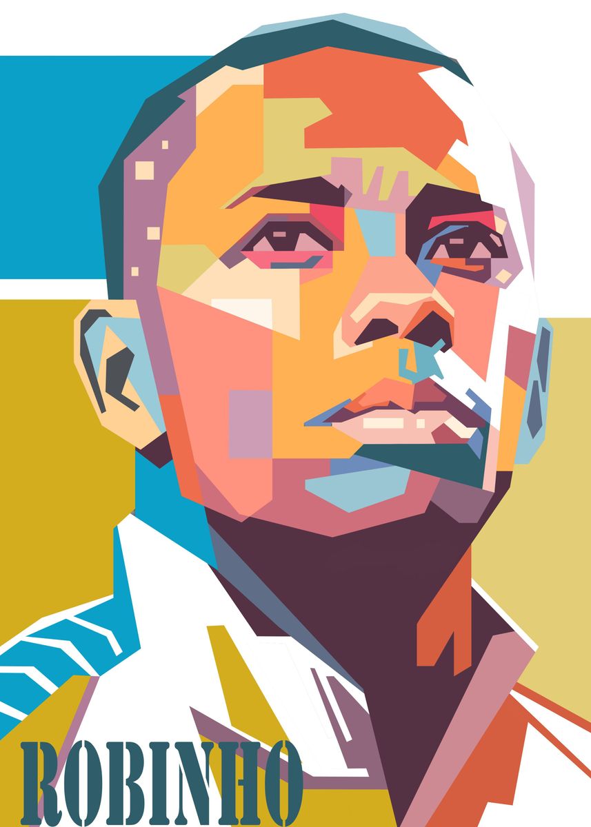 'Robinho' Poster by Poernama Sahroe | Displate