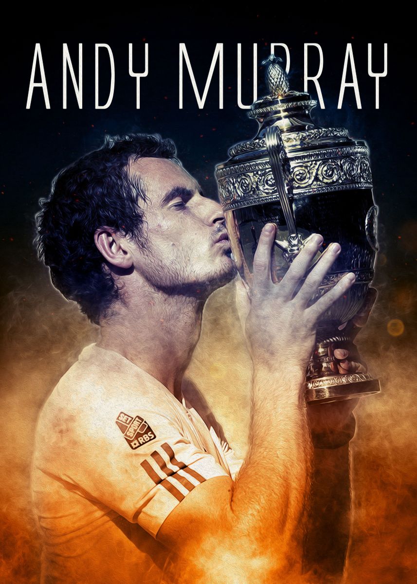 'andy murray' Poster, picture, metal print, paint by Alternative Poster ...