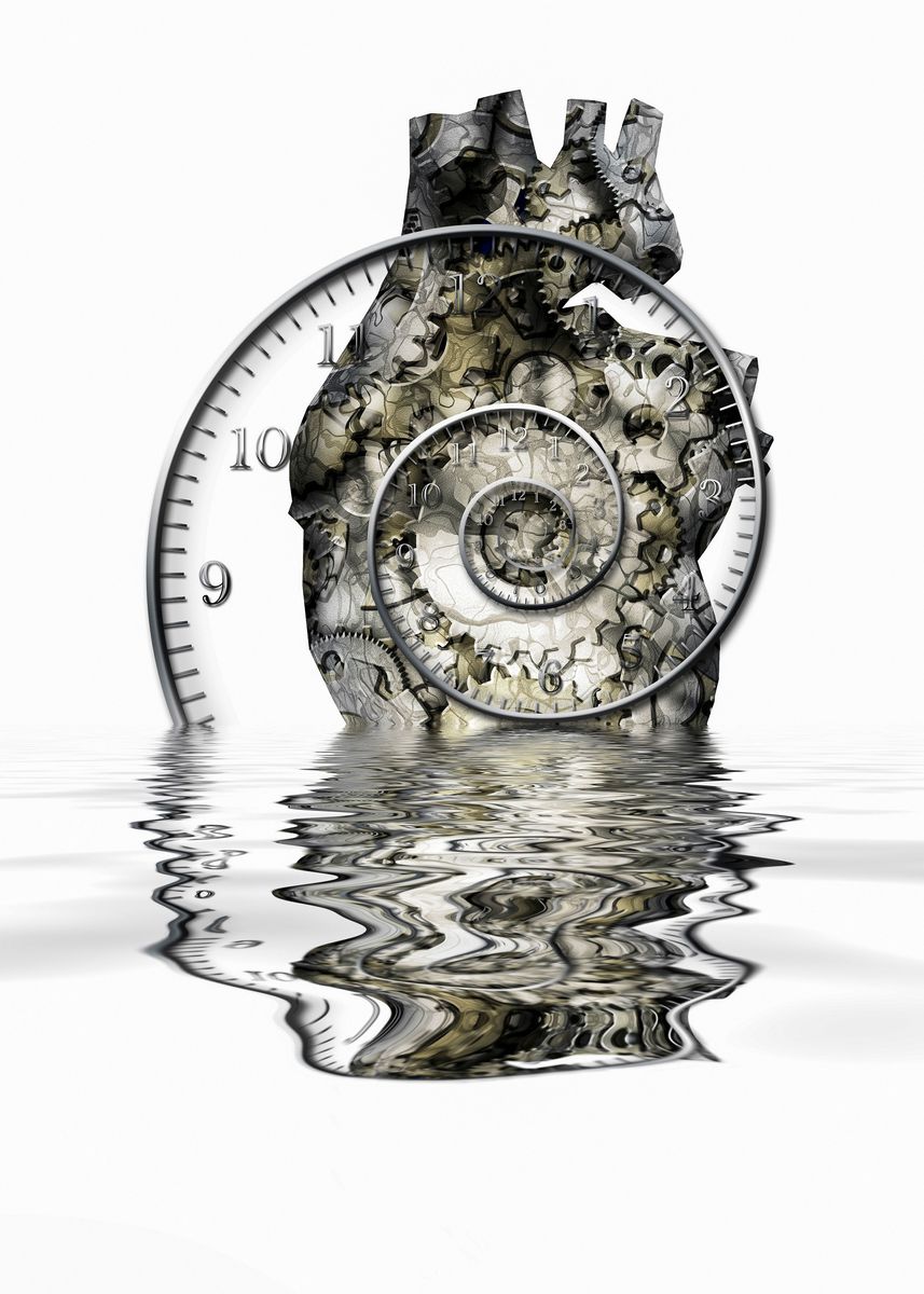 'Machine heart' Poster by Bruce Rolff | Displate