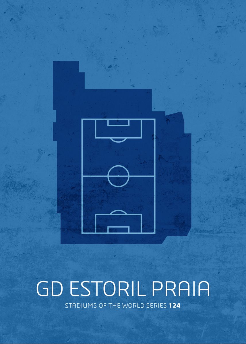 'GD Estoril Praia Stadium' Poster by Design Turnpike | Displate
