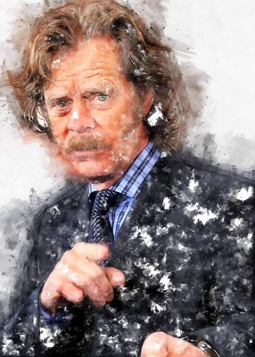 'William Macey' Poster, picture, metal print, paint by Mei Garcia ...