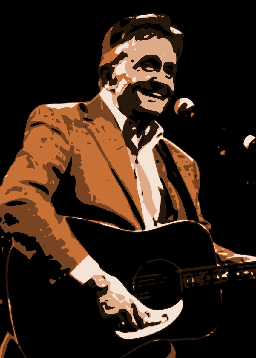 'Bill Anderson' Poster, picture, metal print, paint by Josh B | Displate