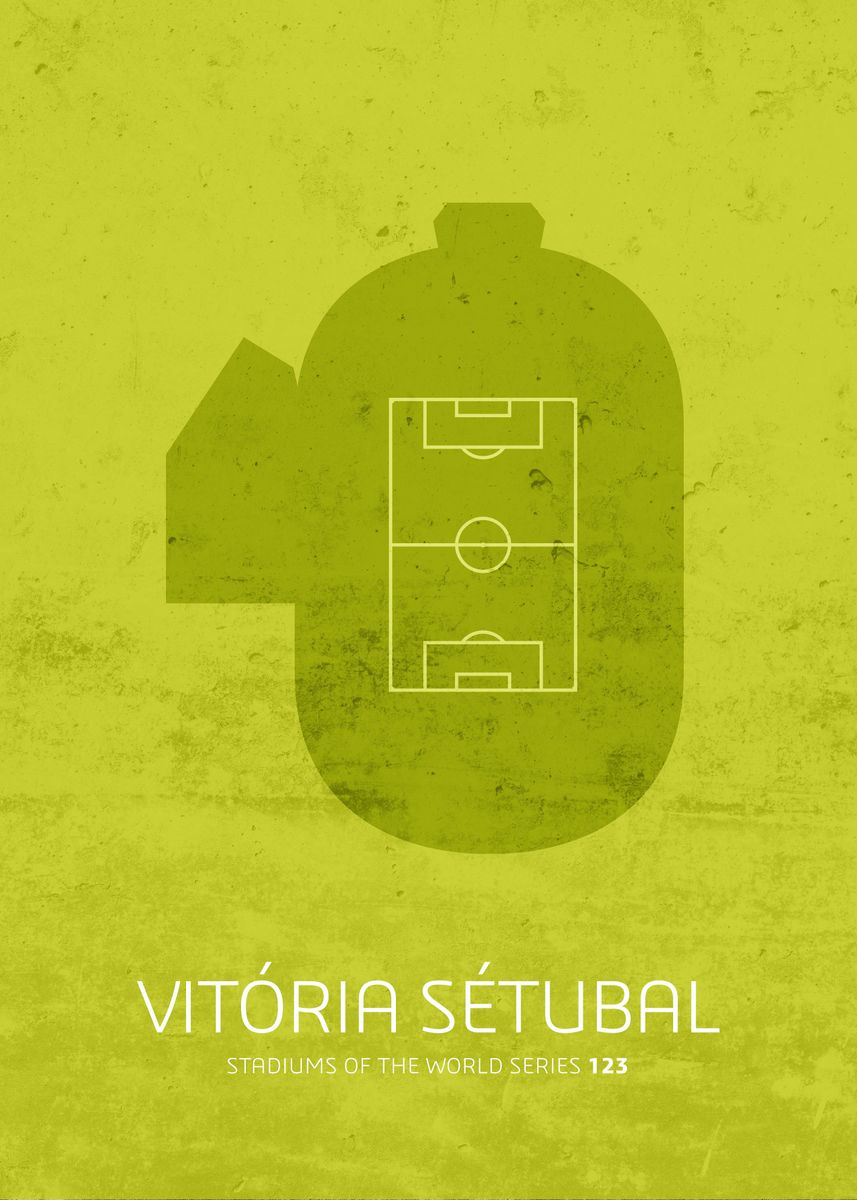 'Vitoria Setubal Stadium' Poster by Design Turnpike | Displate