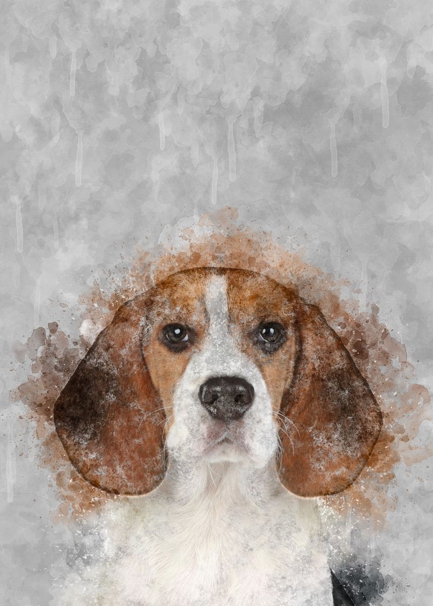'Beagle' Poster by Olivia Emma | Displate