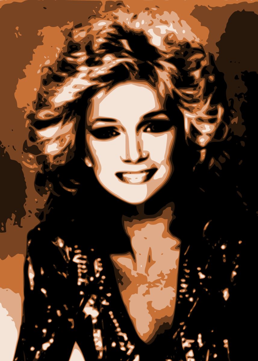 'Barbara Mandrell' Poster, picture, metal print, paint by Creatify ...