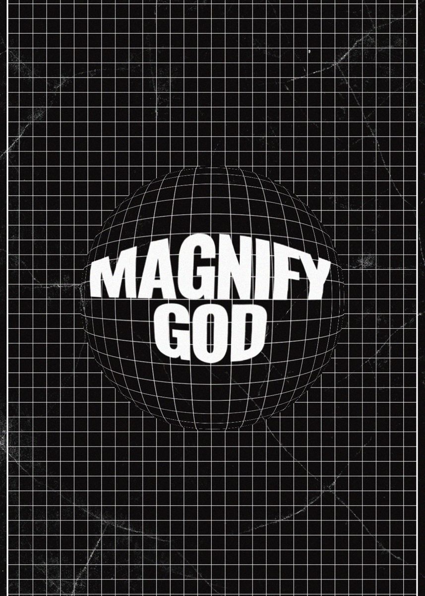 'Magnify God' Poster, picture, metal print, paint by Zie Basilio | Displate