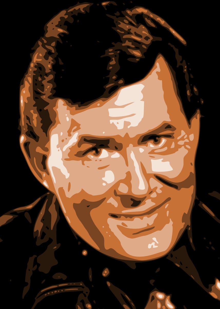 'Don Gibson' Poster, picture, metal print, paint by Josh B | Displate