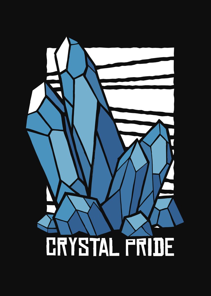'Crystal pride' Poster, picture, metal print, paint by Markus Paeschke ...