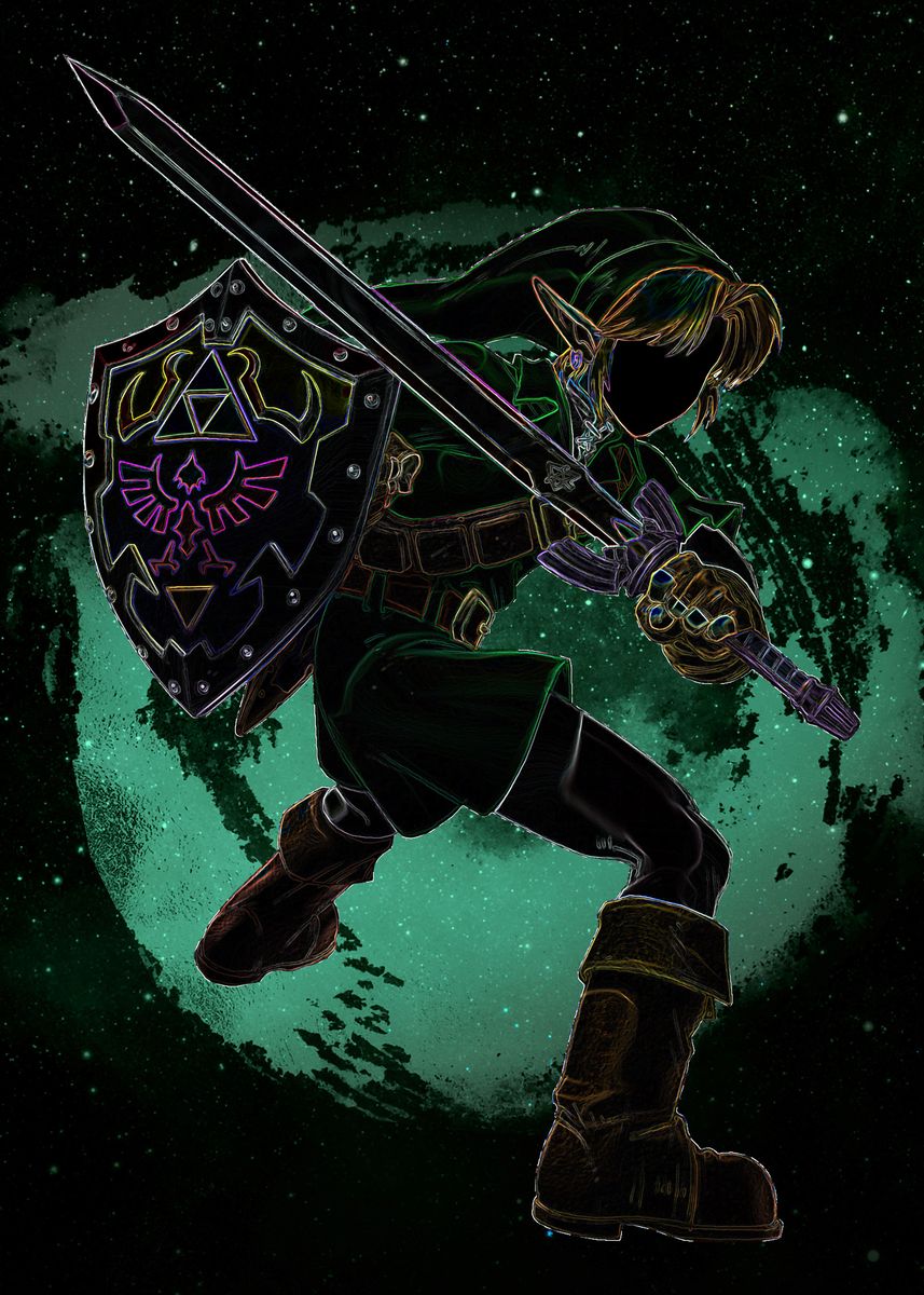 'Link' Poster, picture, metal print, paint by Fanfreak | Displate