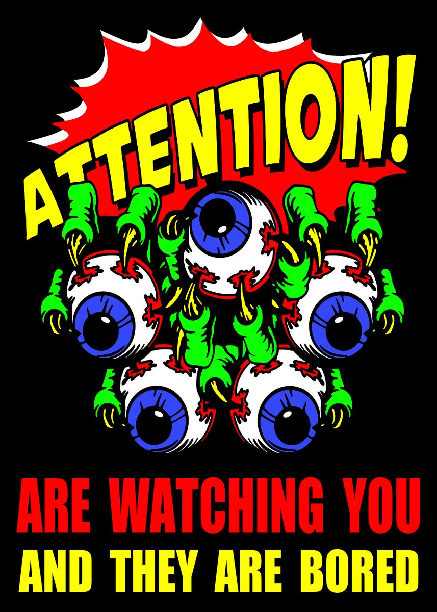 'FVEY Are Watching You' Poster, picture, metal print, paint by Papa ...