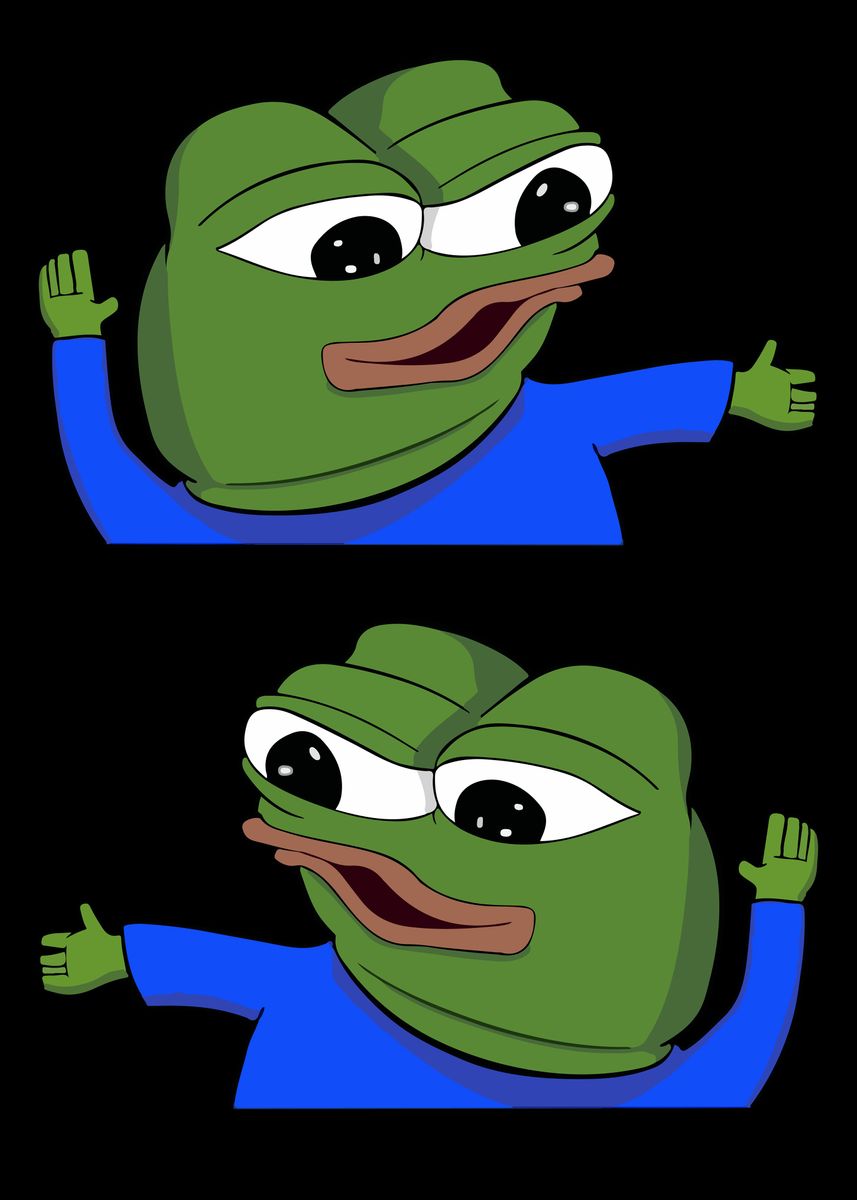 'PepoDance Livestream Emote' Poster, picture, metal print, paint by ...