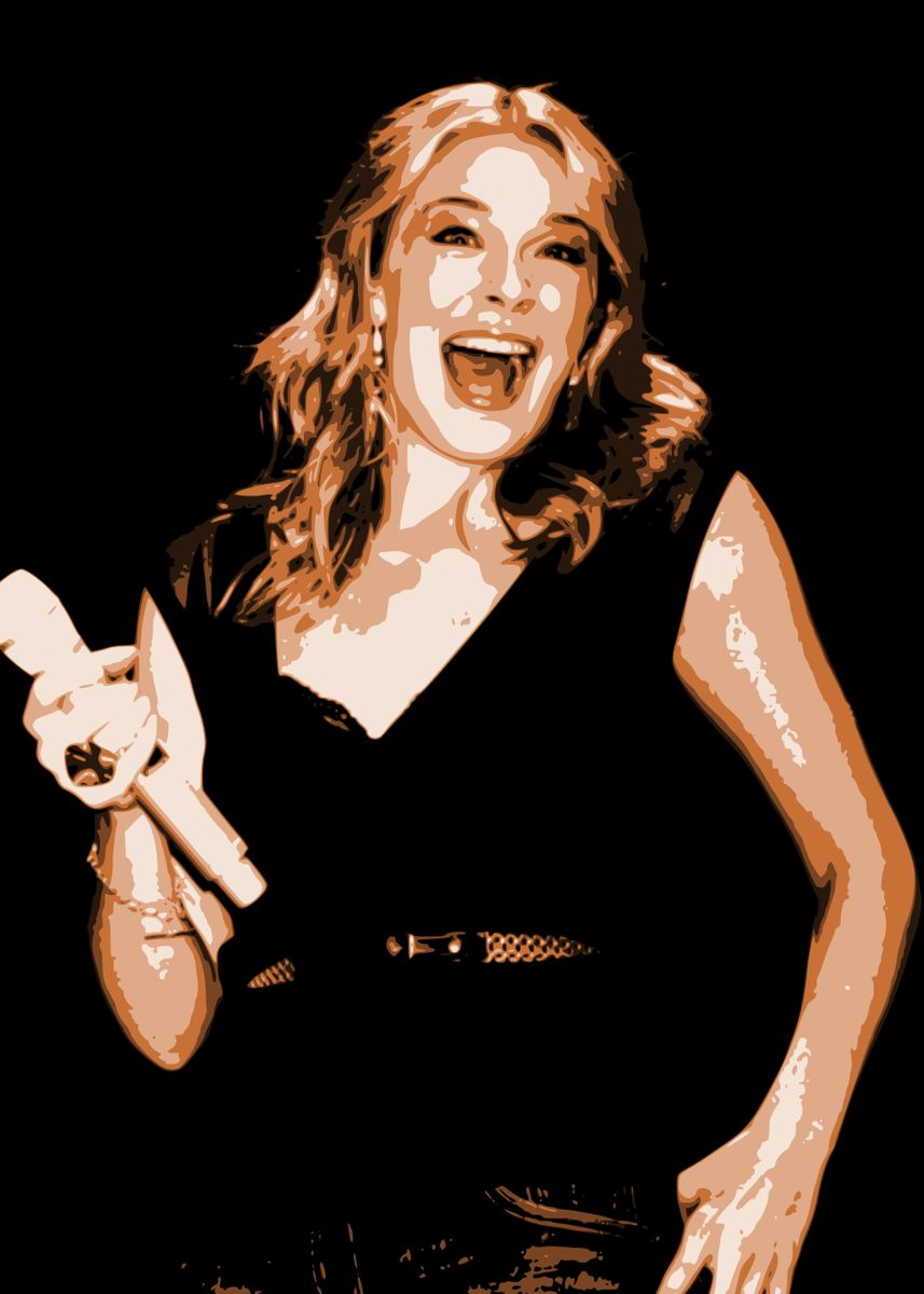 'LeAnn Rimes' Poster, picture, metal print, paint by Josh B | Displate