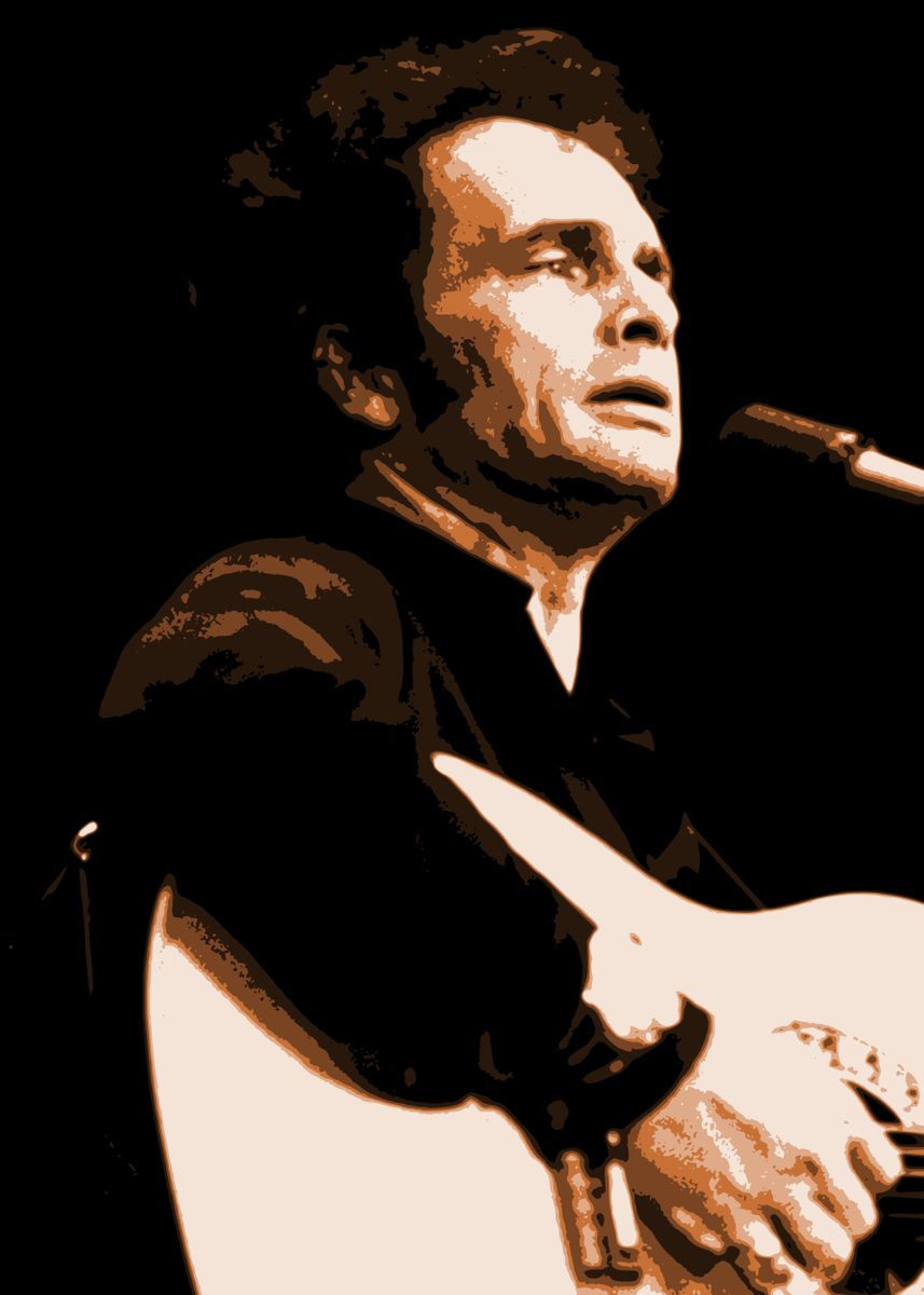 'Merle Haggard ' Poster, picture, metal print, paint by Creatify ...