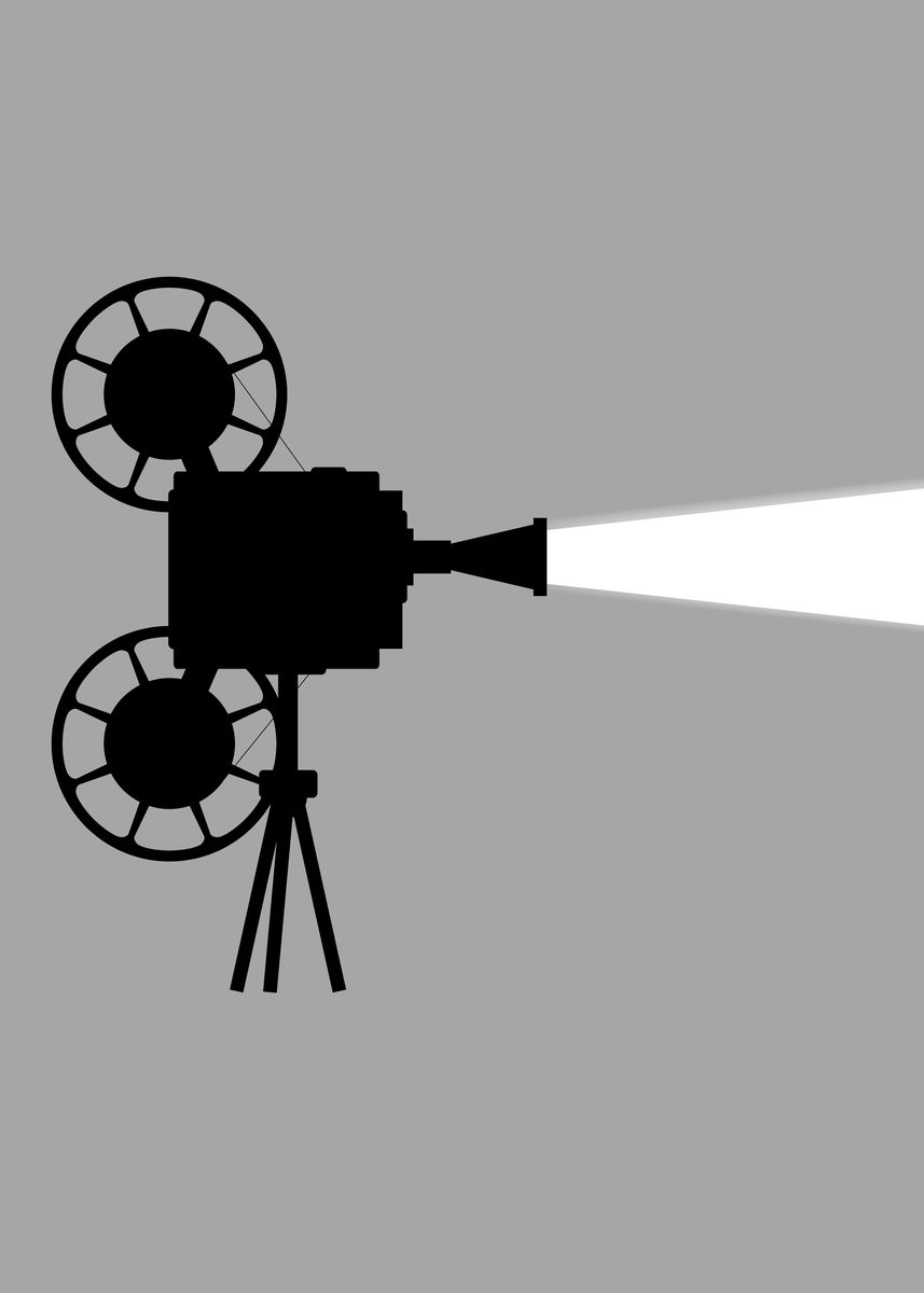 'Movie Cine Projector' Poster, picture, metal print, paint by HomeStead ...