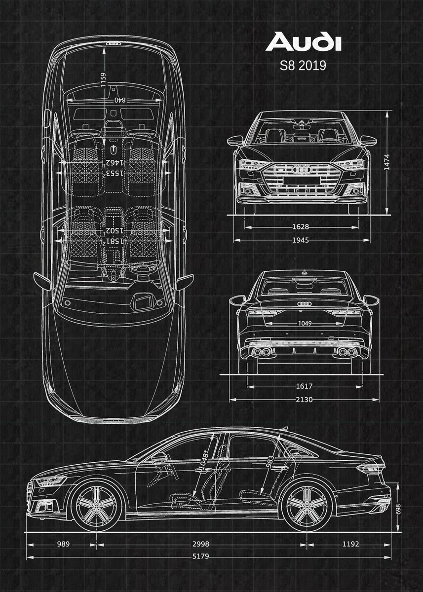 'S8 2019' Poster, picture, metal print, paint by DAVID CARL PLATES ...