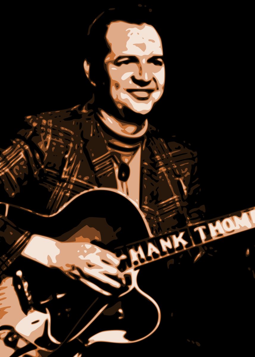 'Hank Thompson' Poster, picture, metal print, paint by Josh B | Displate