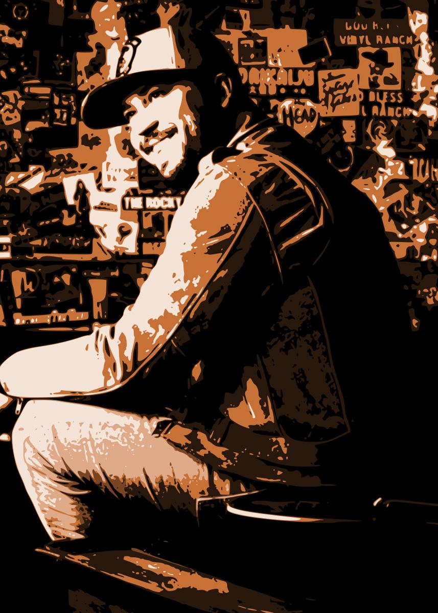 'Mitchell Tenpenny' Poster, picture, metal print, paint by Josh B ...