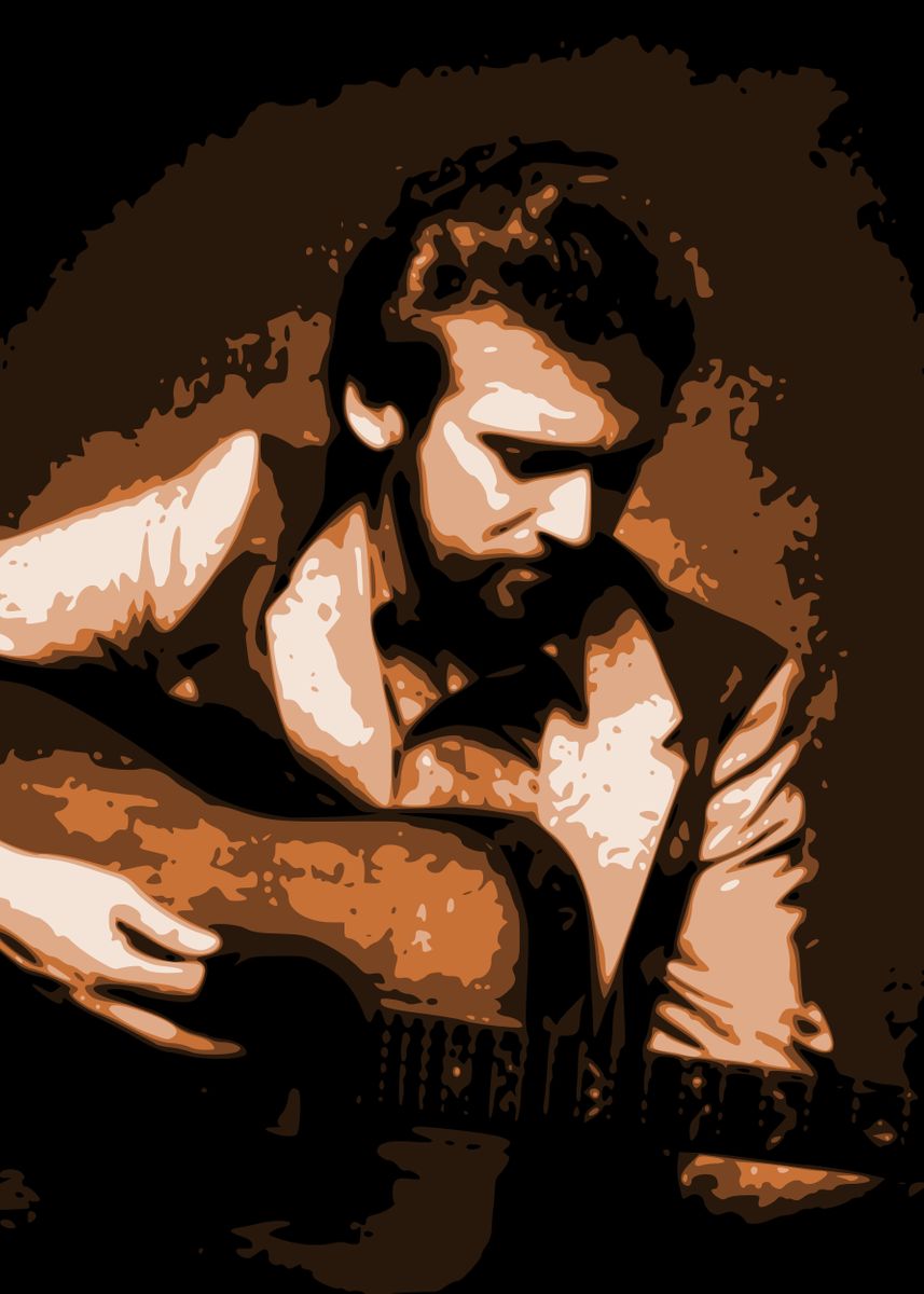 'Keith Whitley' Poster, picture, metal print, paint by Creatify ...