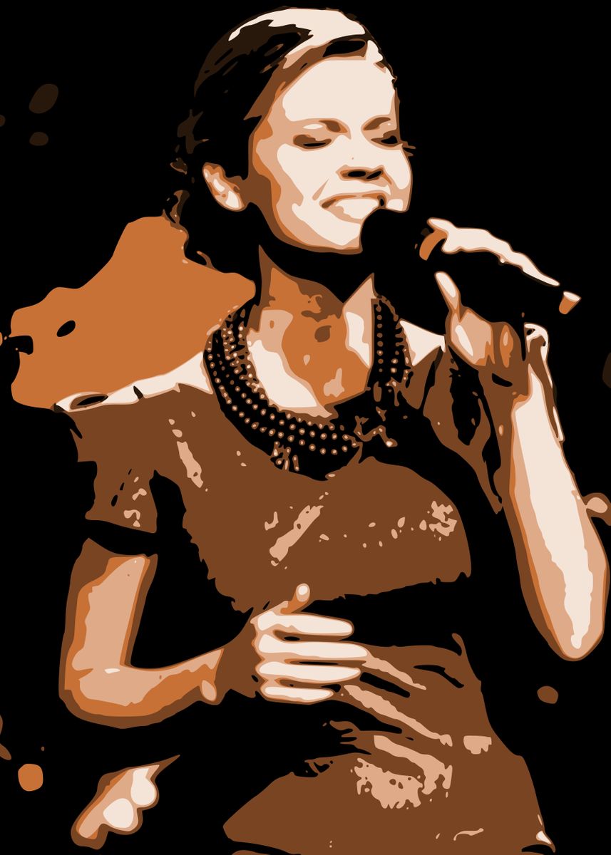 'Katrina Elam' Poster, picture, metal print, paint by Josh B | Displate