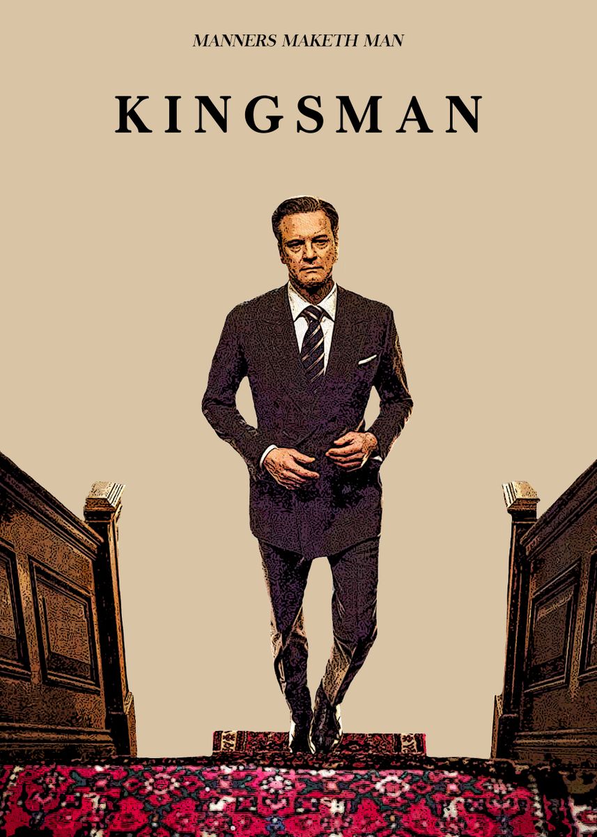 'Kingsman' Poster, picture, metal print, paint by Movue Posters | Displate