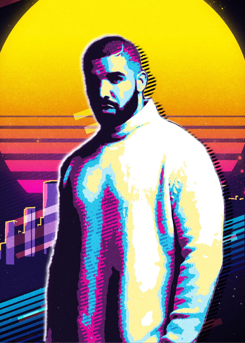 'Drake' Poster by Alex Mann | Displate