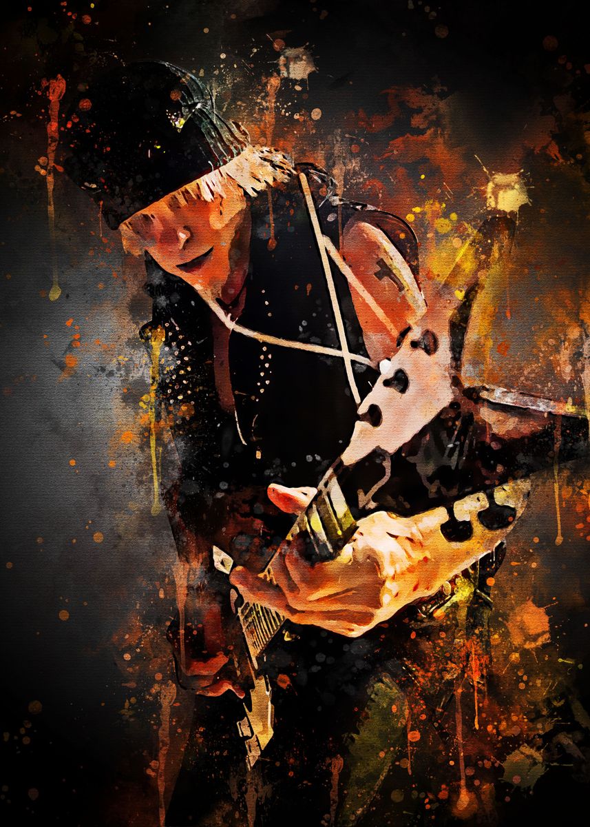 'Michael Schenker' Poster, picture, metal print, paint by Muhammad ...
