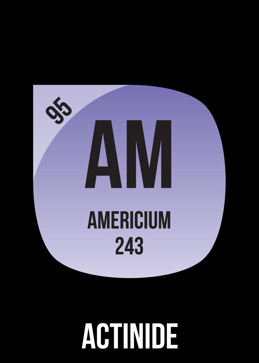 'Americium' Poster, picture, metal print, paint by Zero Nine | Displate