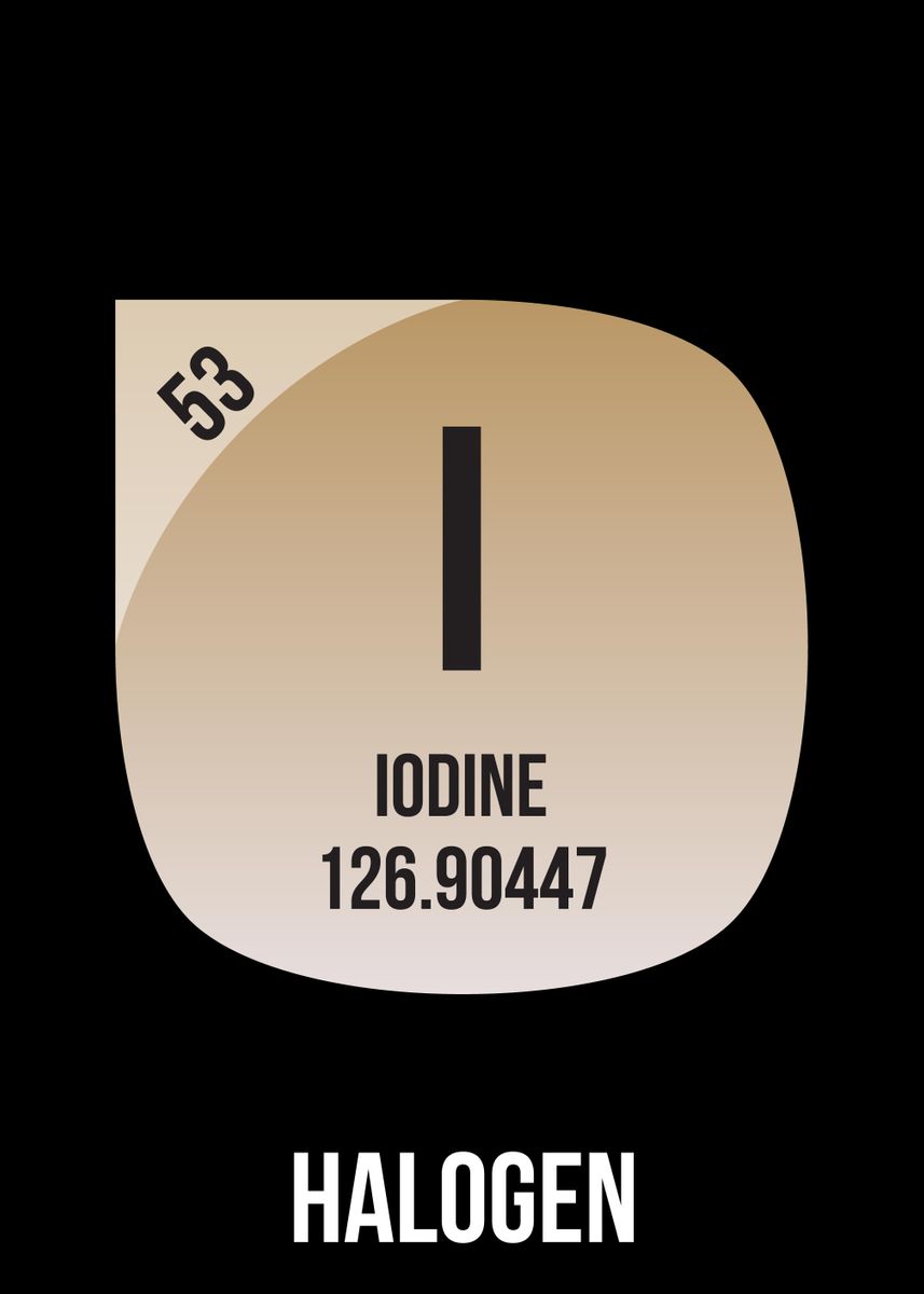 'Iodine' Poster, picture, metal print, paint by Zero Nine | Displate