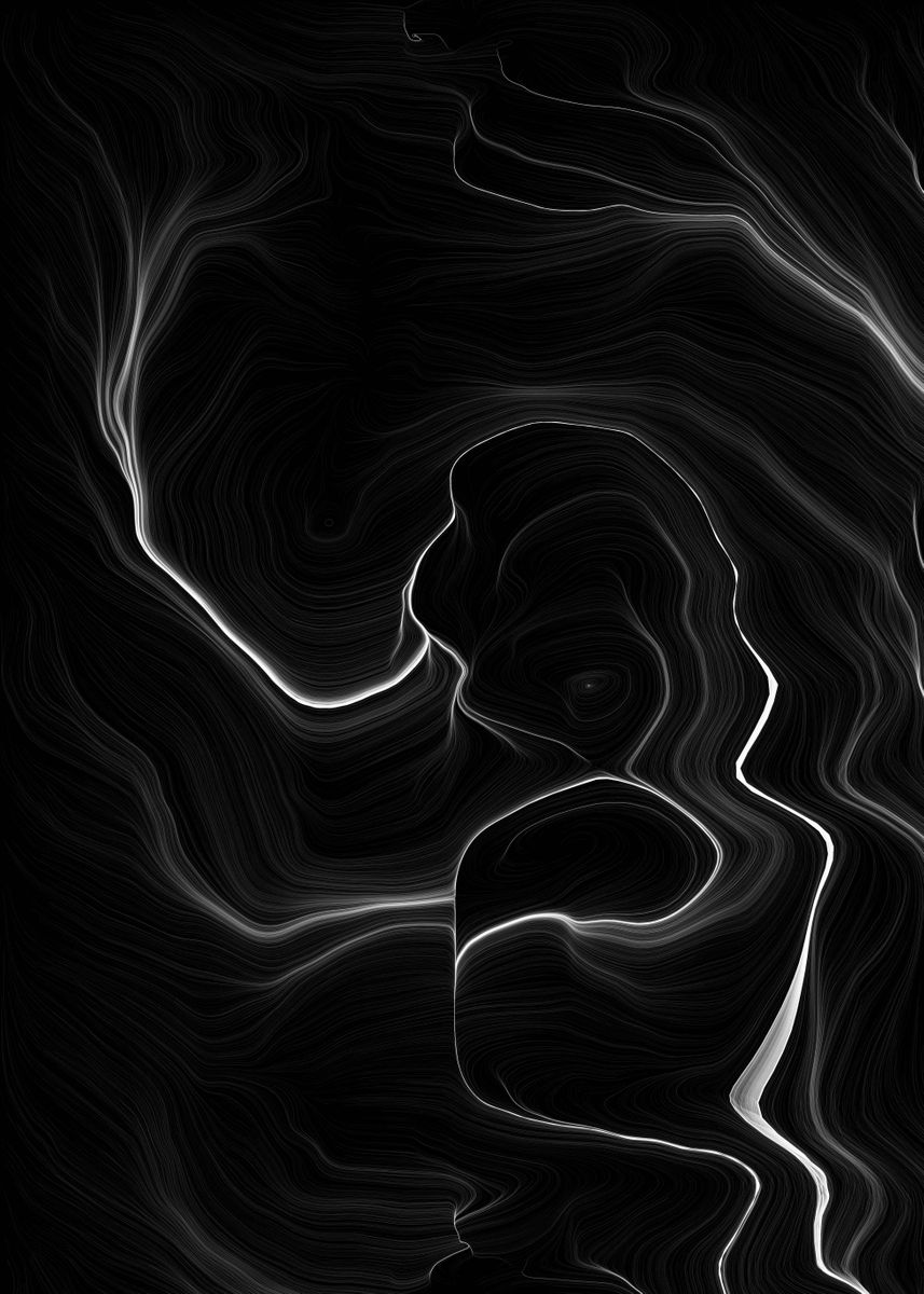 'Perlin Waves' Poster, picture, metal print, paint by Iurii Vlasenko ...