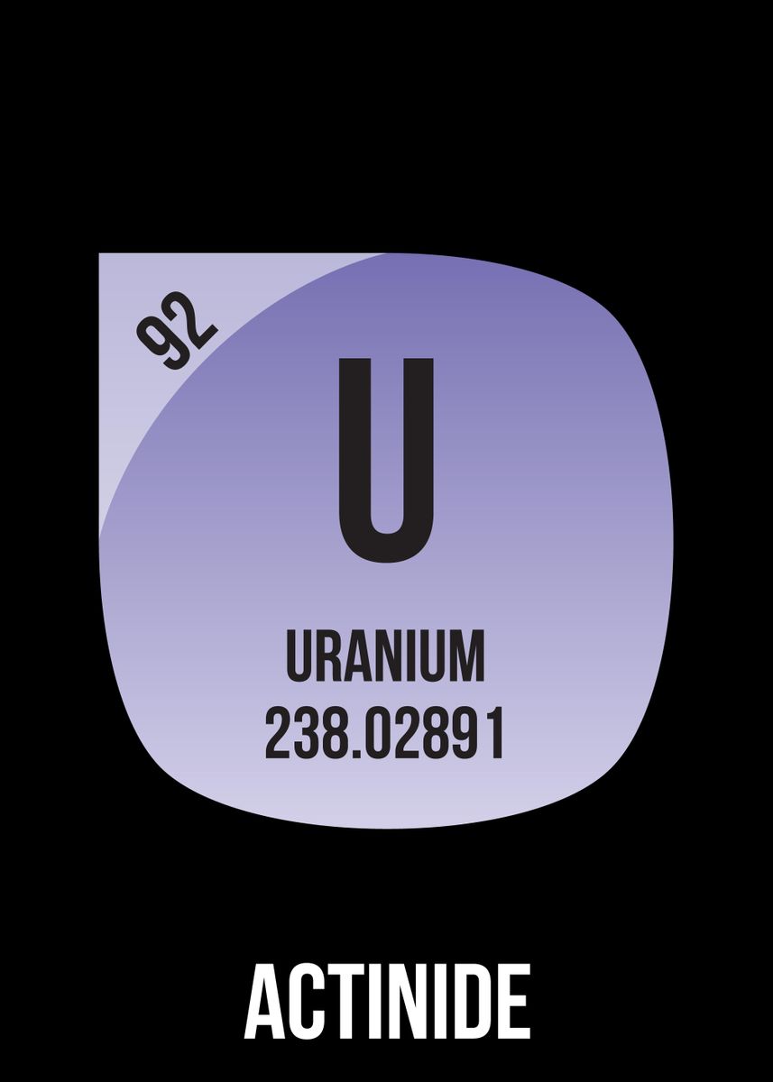 'Uranium' Poster, picture, metal print, paint by Zero Nine | Displate