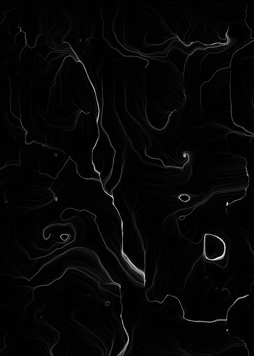 'Perlin Waves' Poster, picture, metal print, paint by Iurii Vlasenko ...