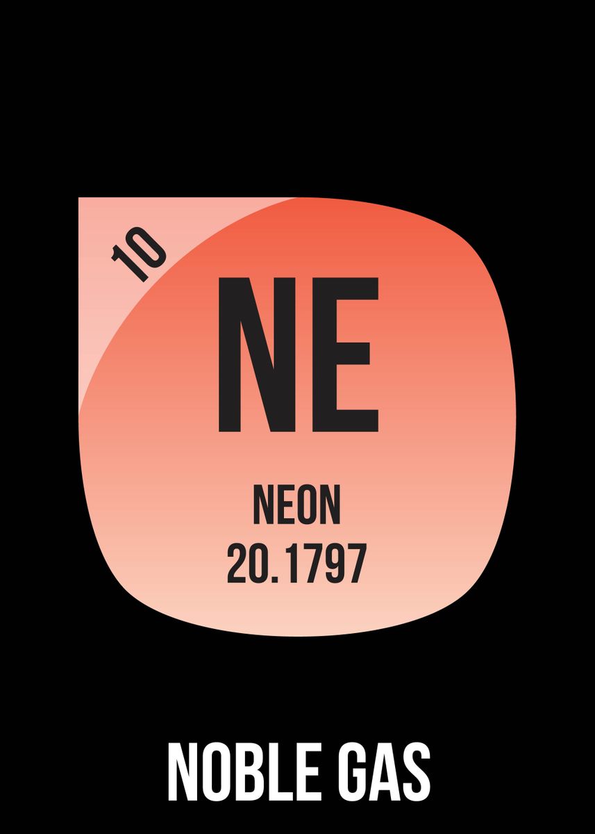 'Neon' Poster, picture, metal print, paint by Zero Nine | Displate