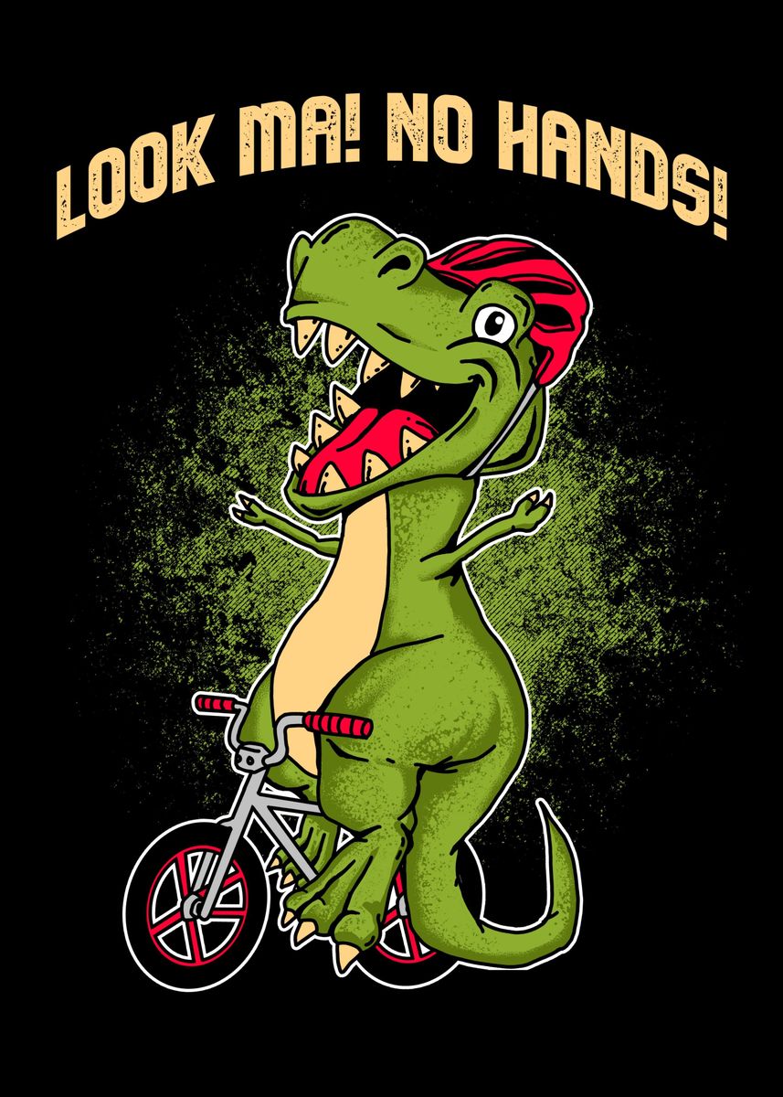 'Look ma no hands' Poster by Giovanni Poccatutte | Displate