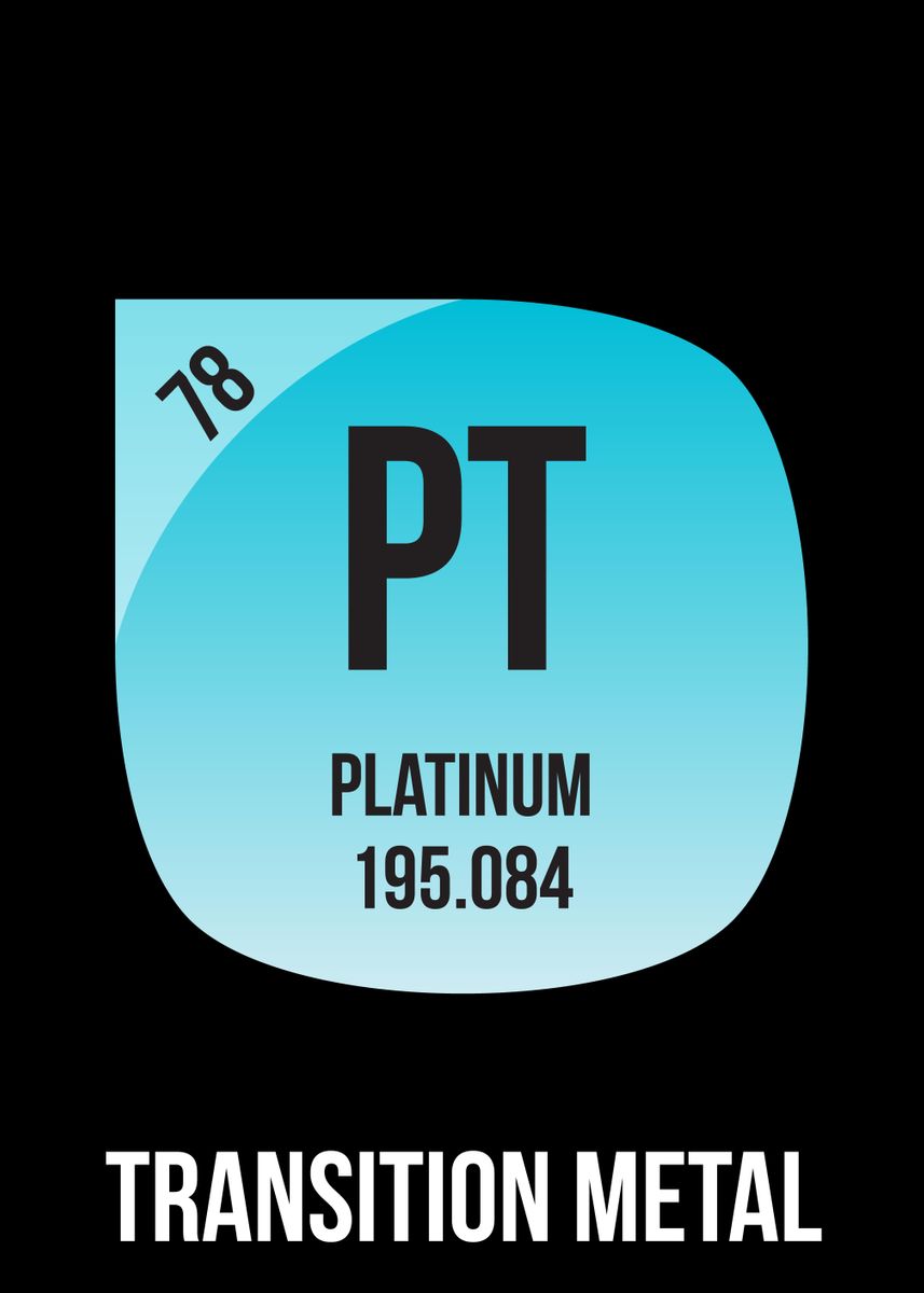 'Platinum' Poster, picture, metal print, paint by Zero Nine | Displate