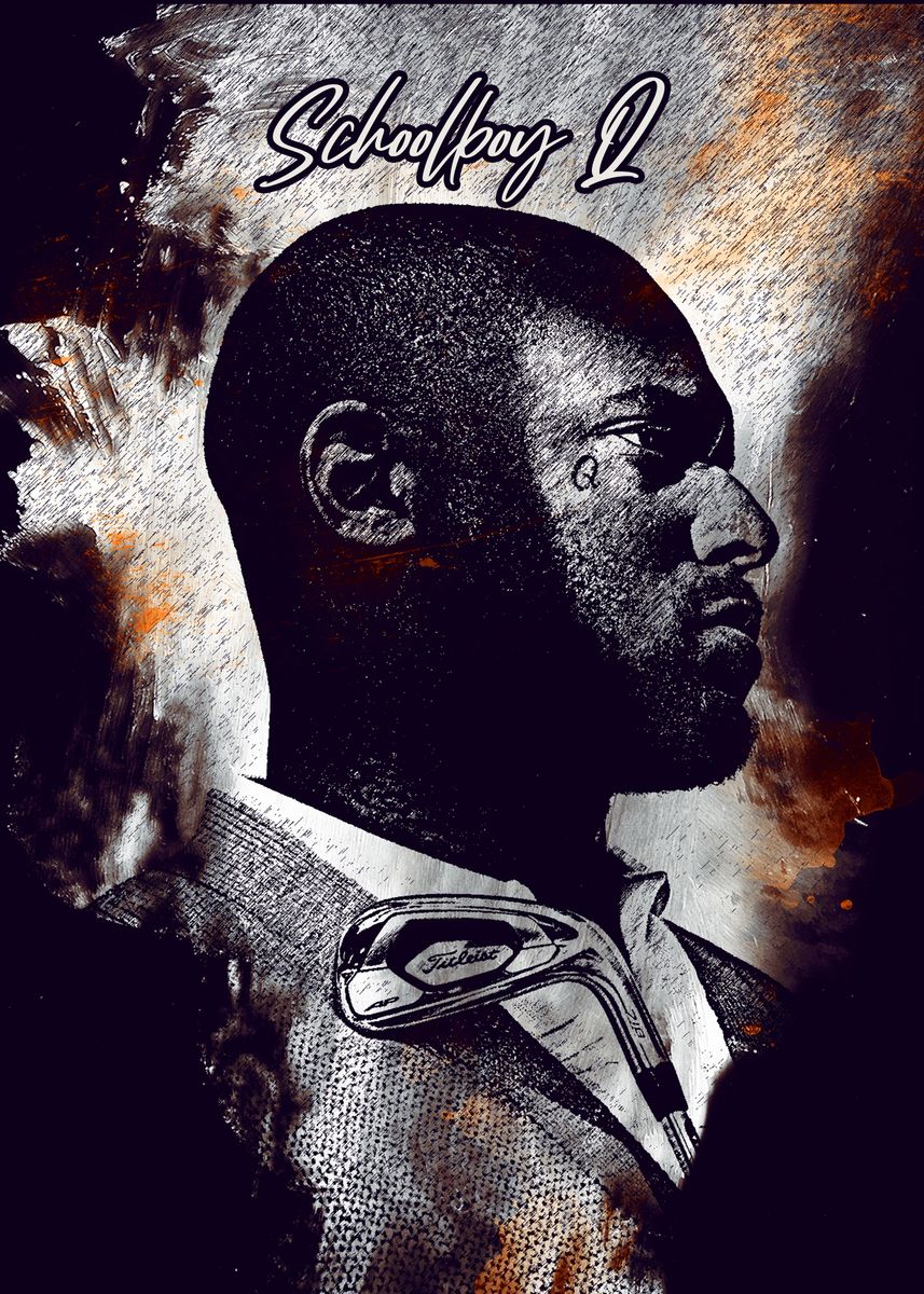 'SCHOOLBOY Q' Poster, picture, metal print, paint by SA KE | Displate
