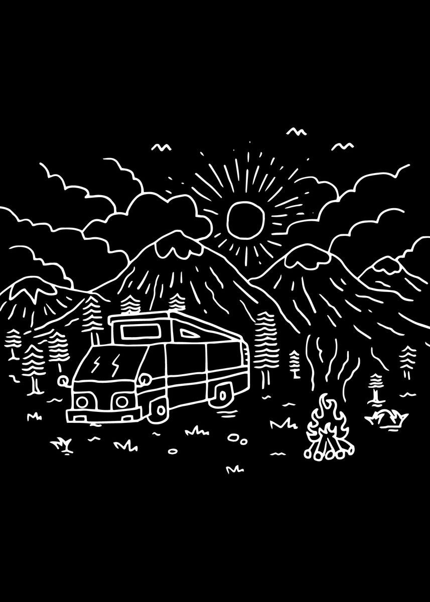 'Wander' Poster by Quilimo Studio | Displate