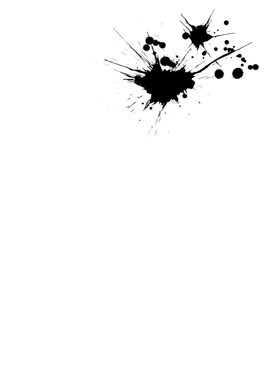 'splatter 4' Poster, picture, metal print, paint by Haruka Studio ...