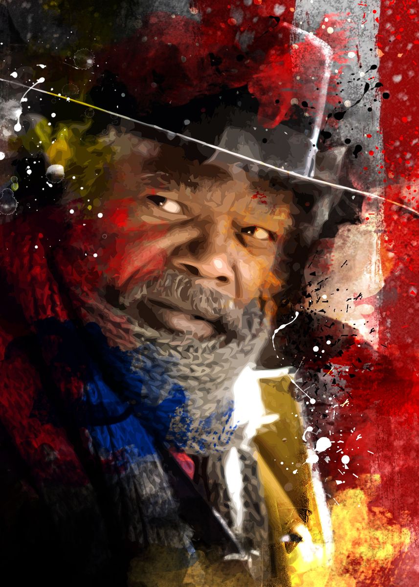 'Major Marquis Warren' Poster, picture, metal print, paint by Micho ...