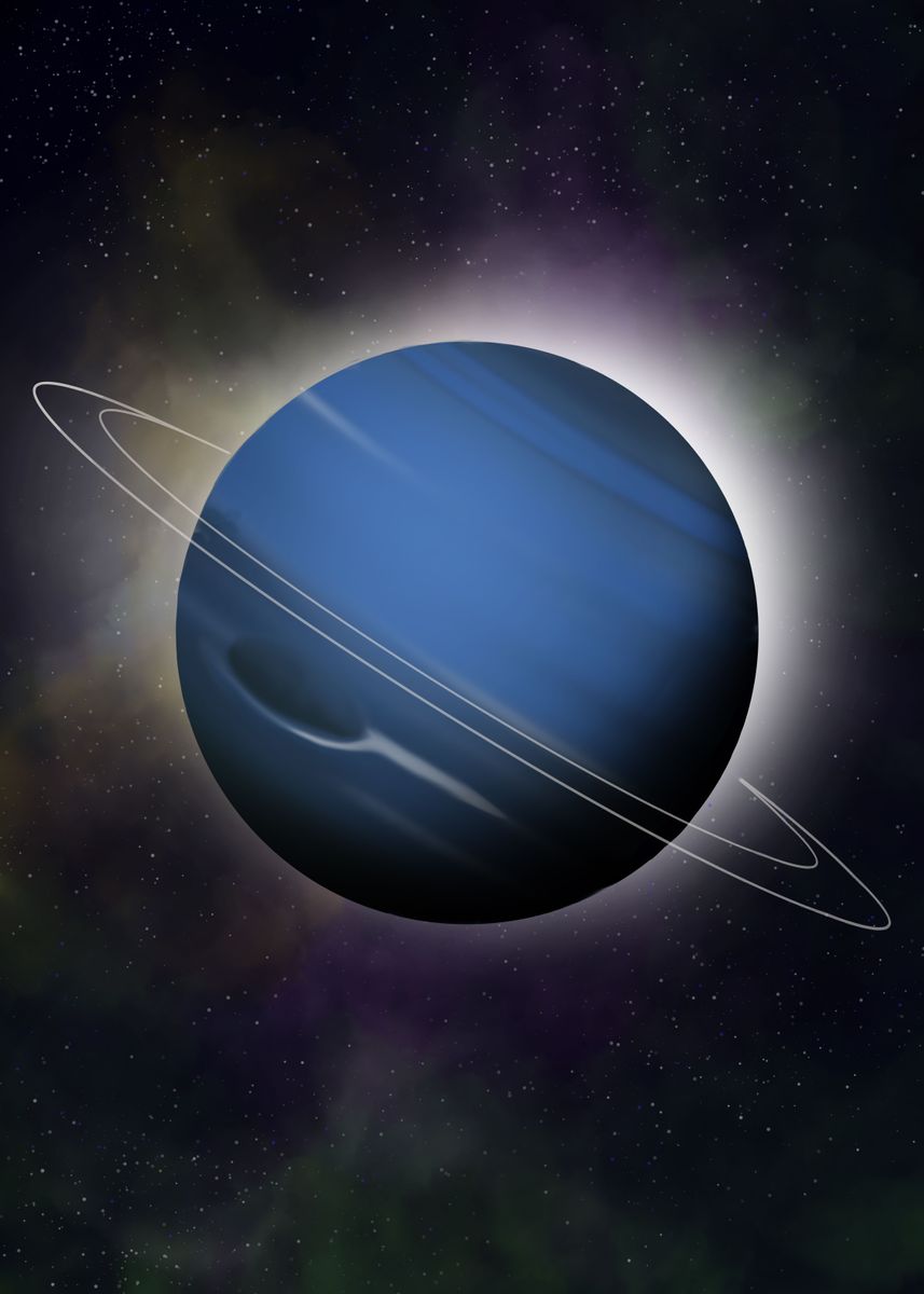 'Neptune' Poster, picture, metal print, paint by DanRillustration ...