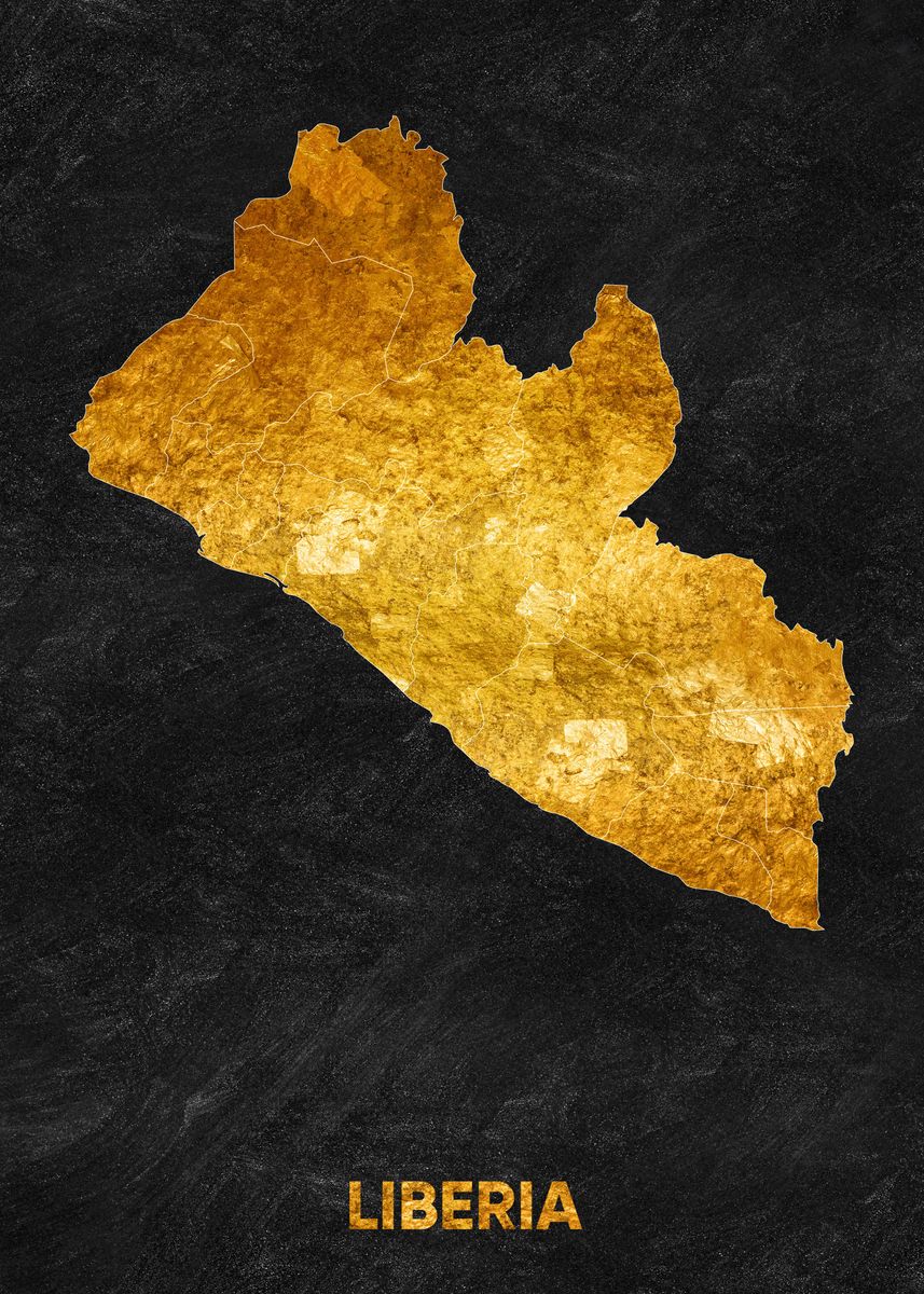 'Liberia' Poster by SplashDesign | Displate