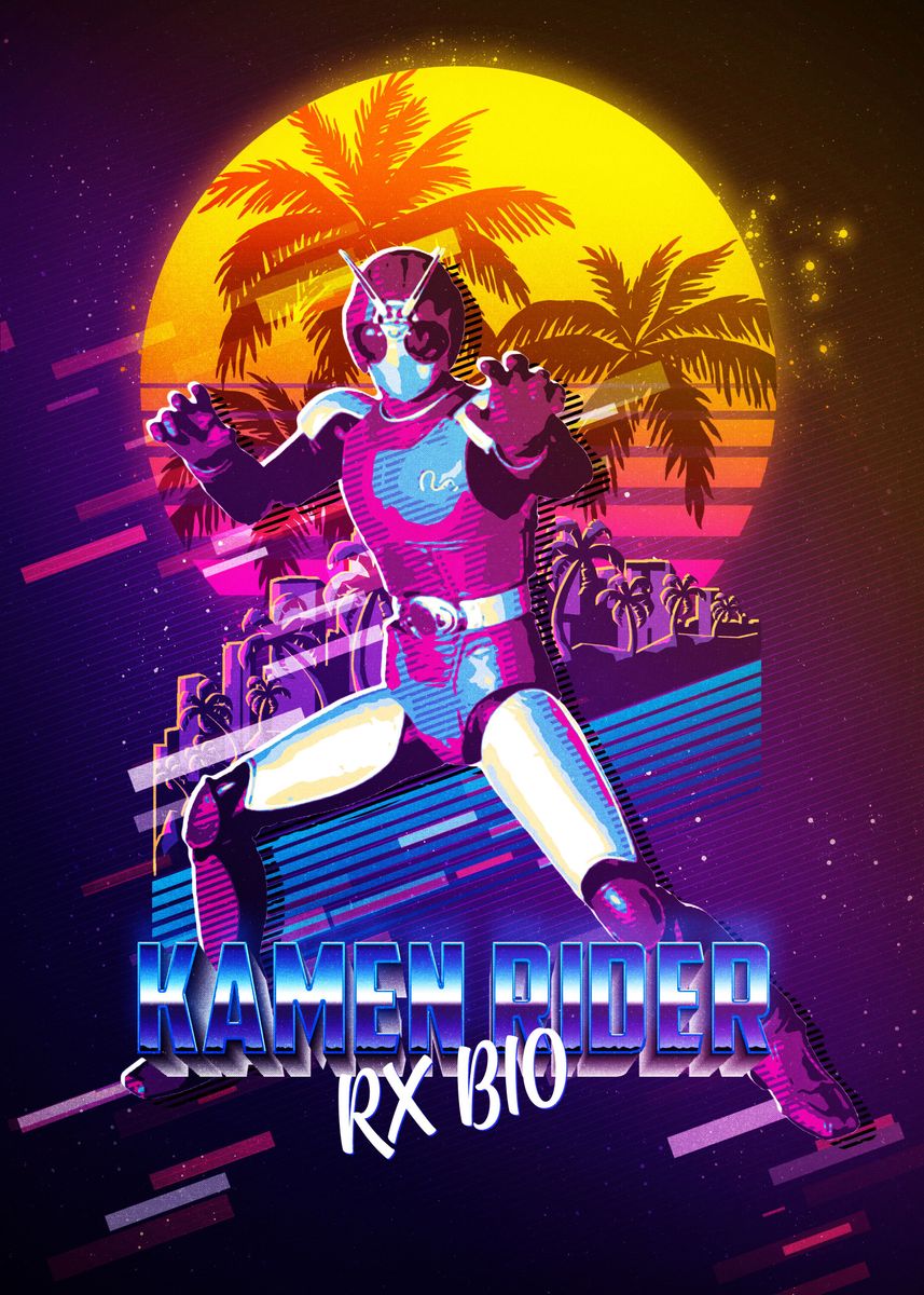 'Kamen Rider Black RX bio' Poster by The Poster | Displate
