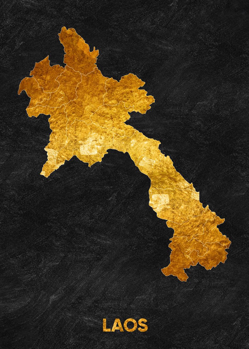 'Laos' Poster by SplashDesign | Displate