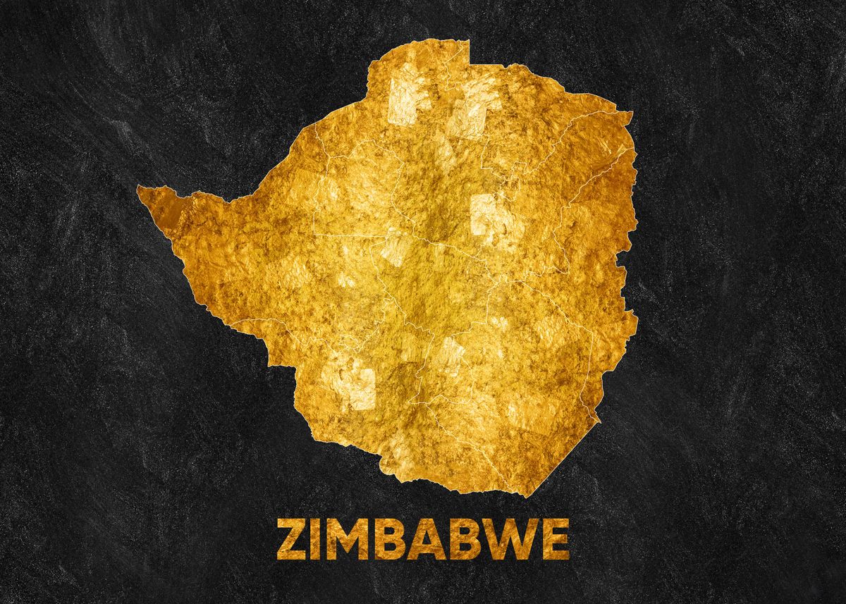 'zimbabwe' Poster by SplashDesign | Displate
