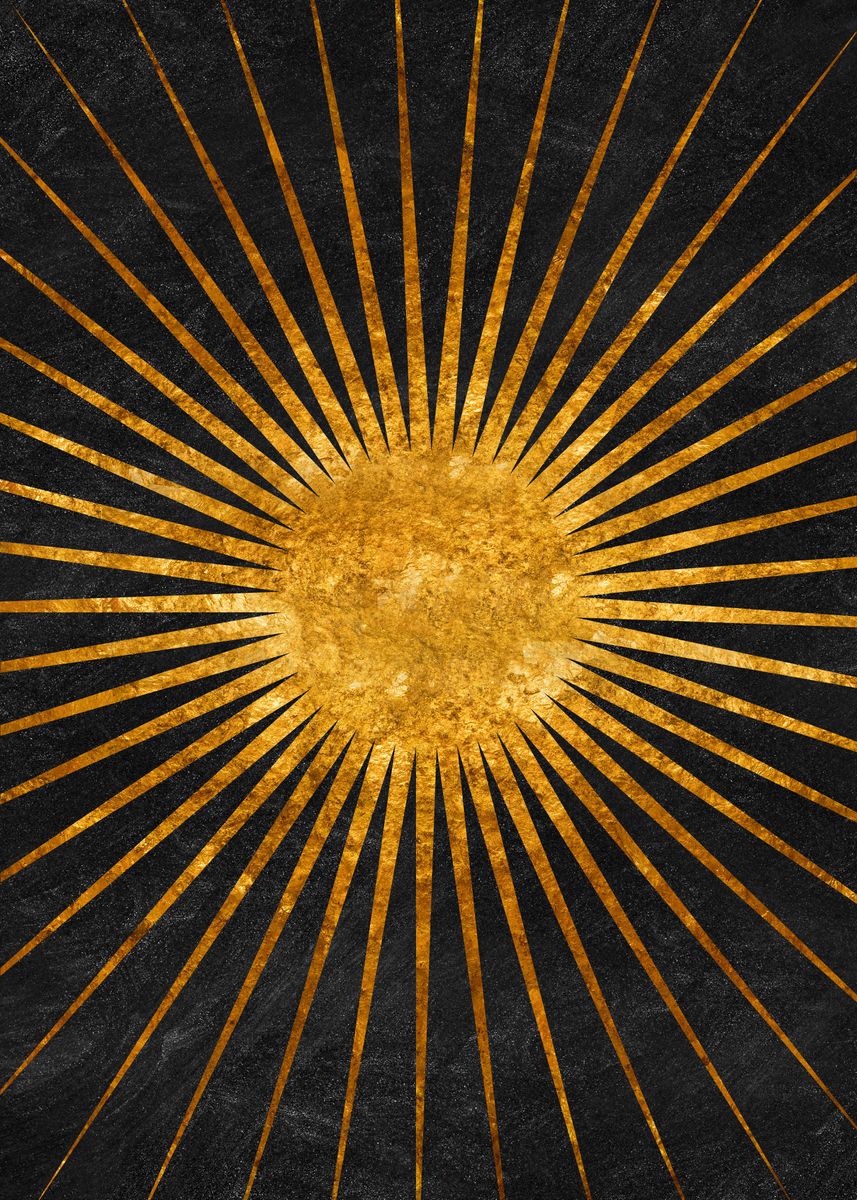 'sun' Poster, picture, metal print, paint by SplashDesign | Displate