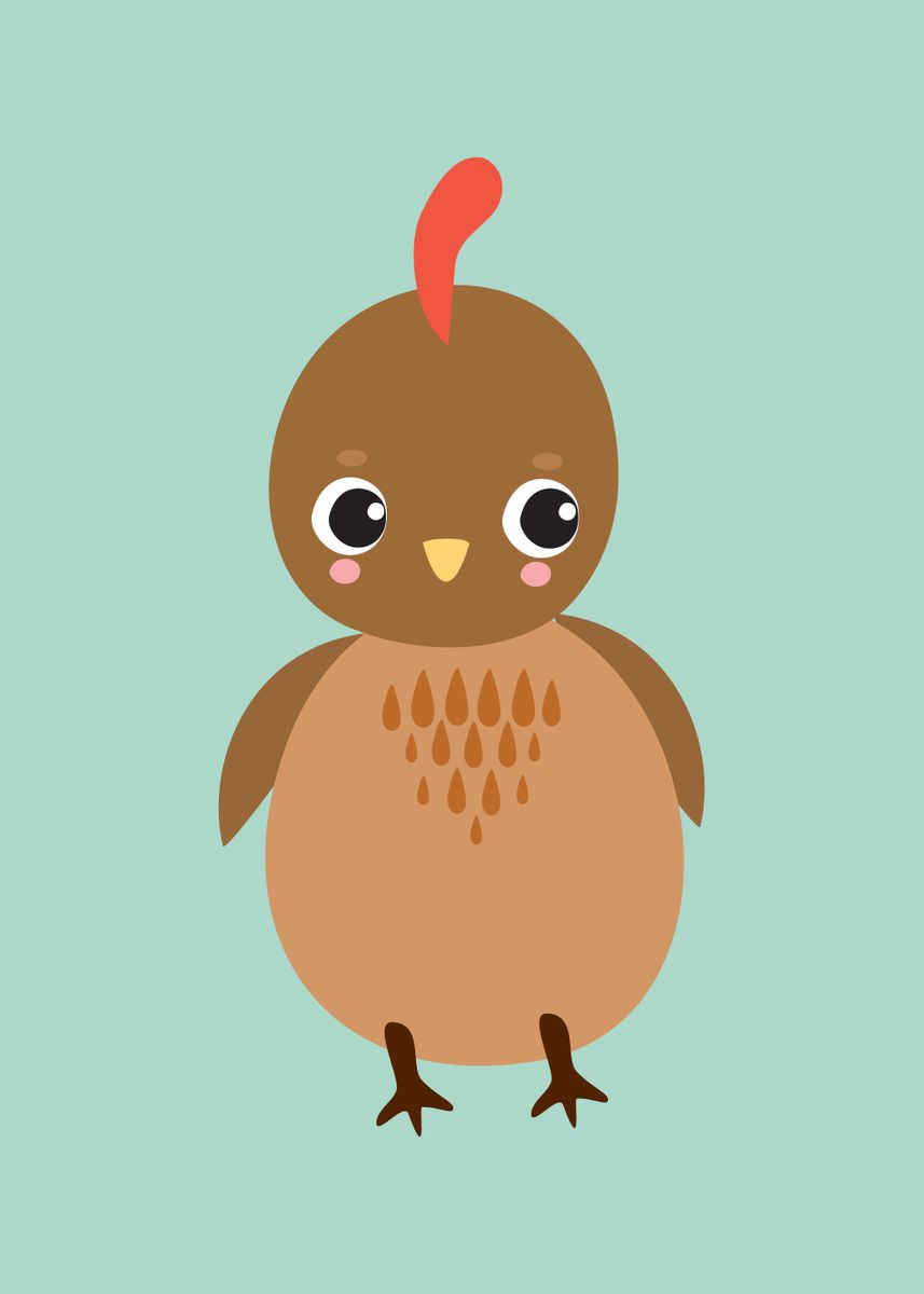 'Chick' Poster, picture, metal print, paint by AFGT88 company | Displate