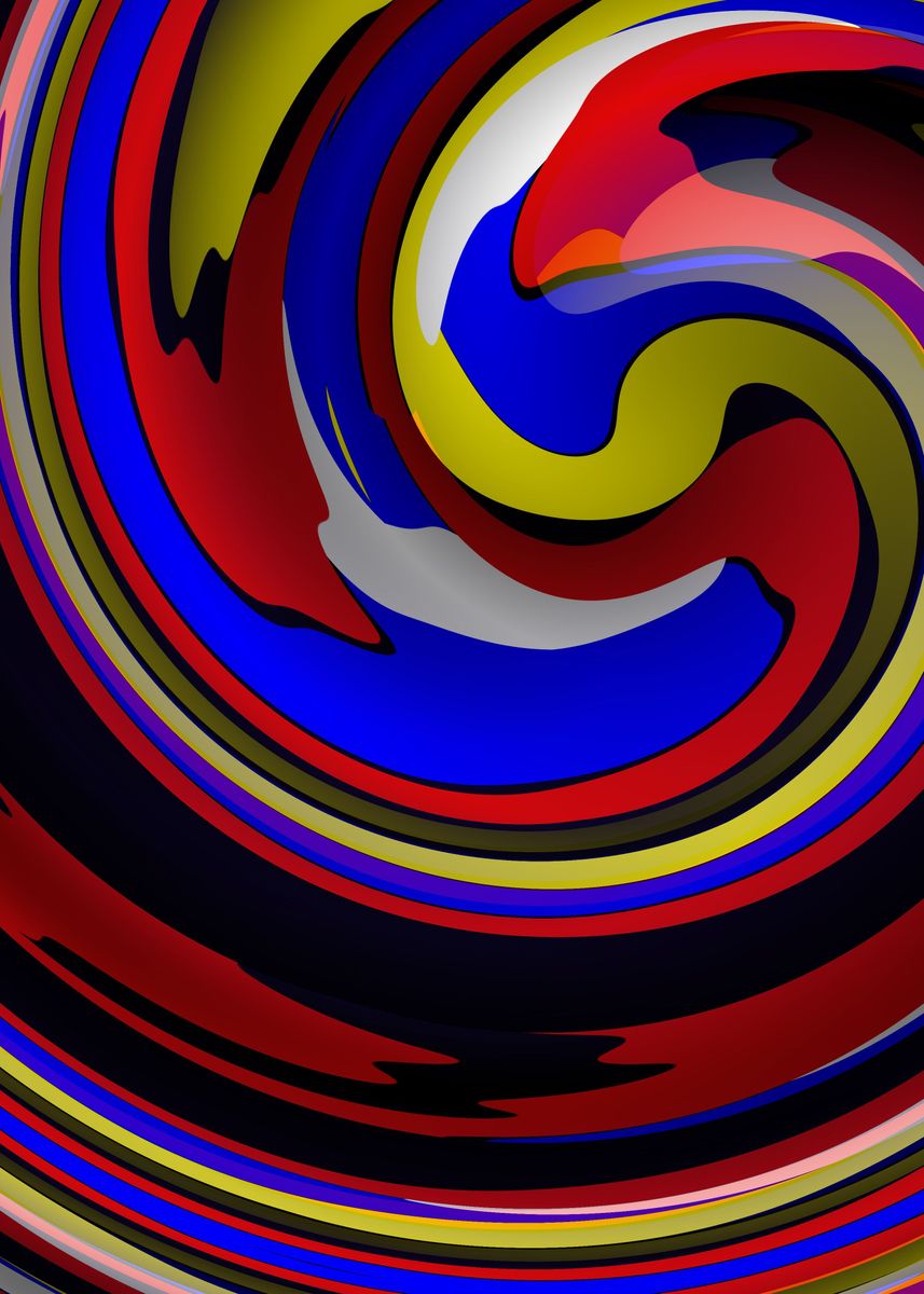 'Tricolor' Poster by Juan Rojas | Displate