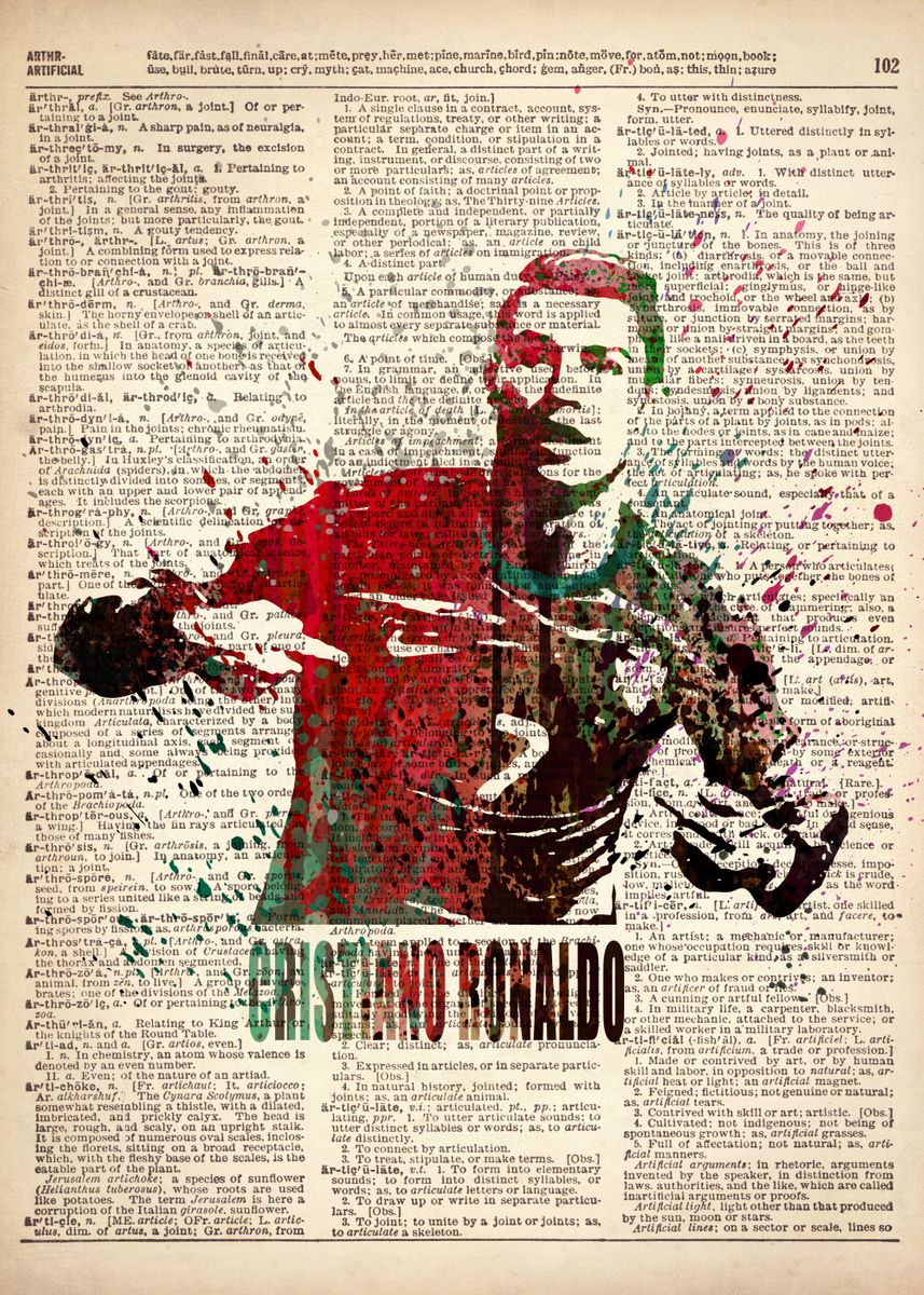 'Football art' Poster, picture, metal print, paint by Art popop | Displate